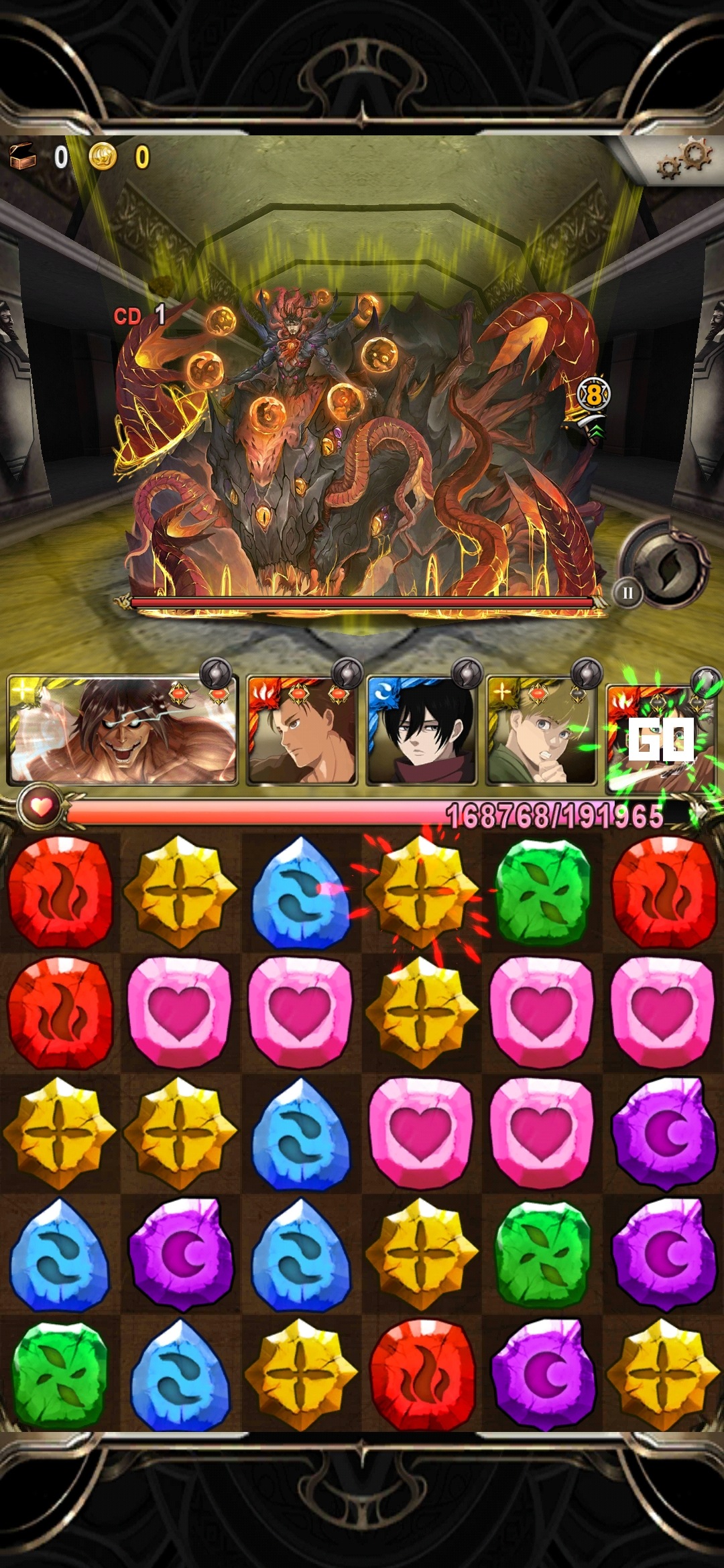 [IOS/AN] 神魔之塔（175) 新年黑金、進擊的巨人合作 都唔及一個乞衣活動推得快 | LIHKG 討論區