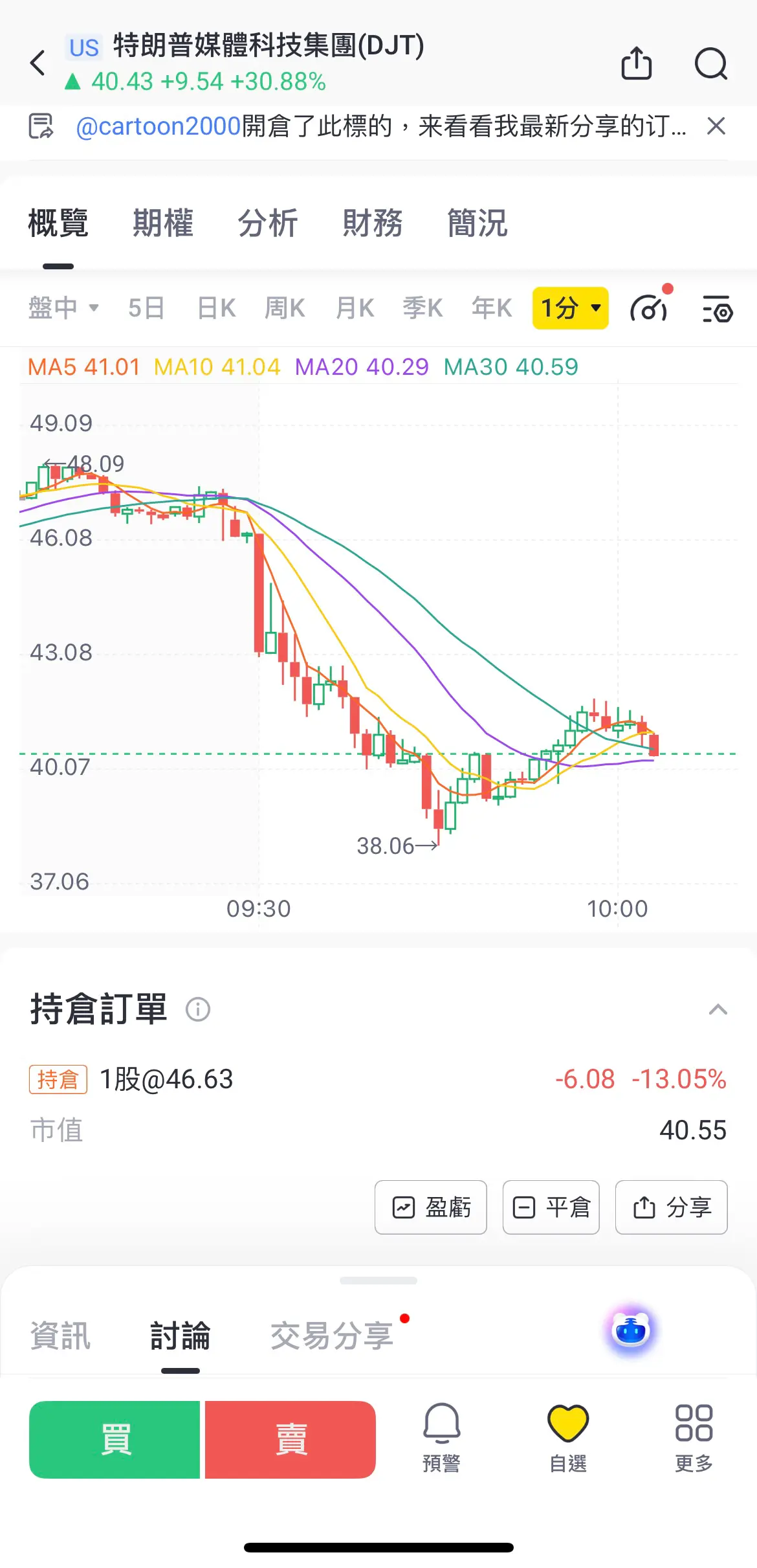 財自密碼 DJT 3 | LIHKG 討論區