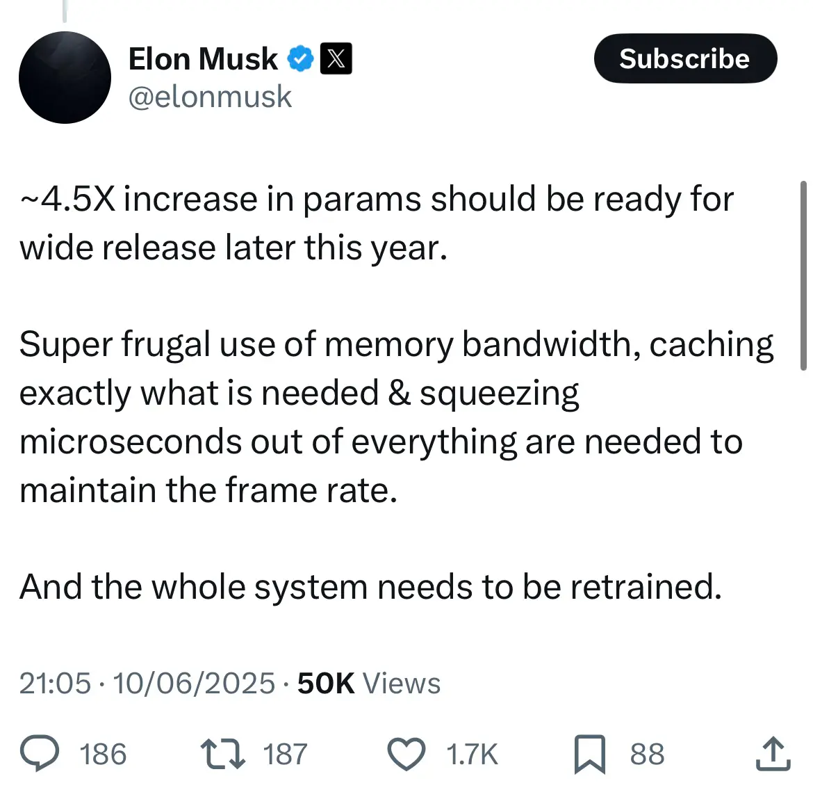 $TSLA 祈禱區（41） | LIHKG 討論區