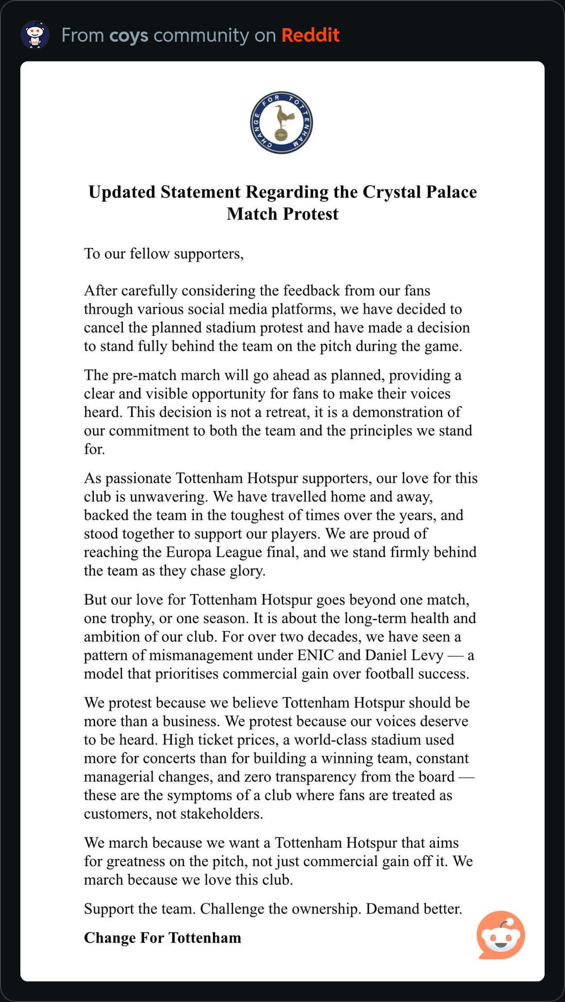 [COYS - 頂多三十分鐘！]熱刺球迷澳普不離不棄吹水區 679 | LIHKG 討論區