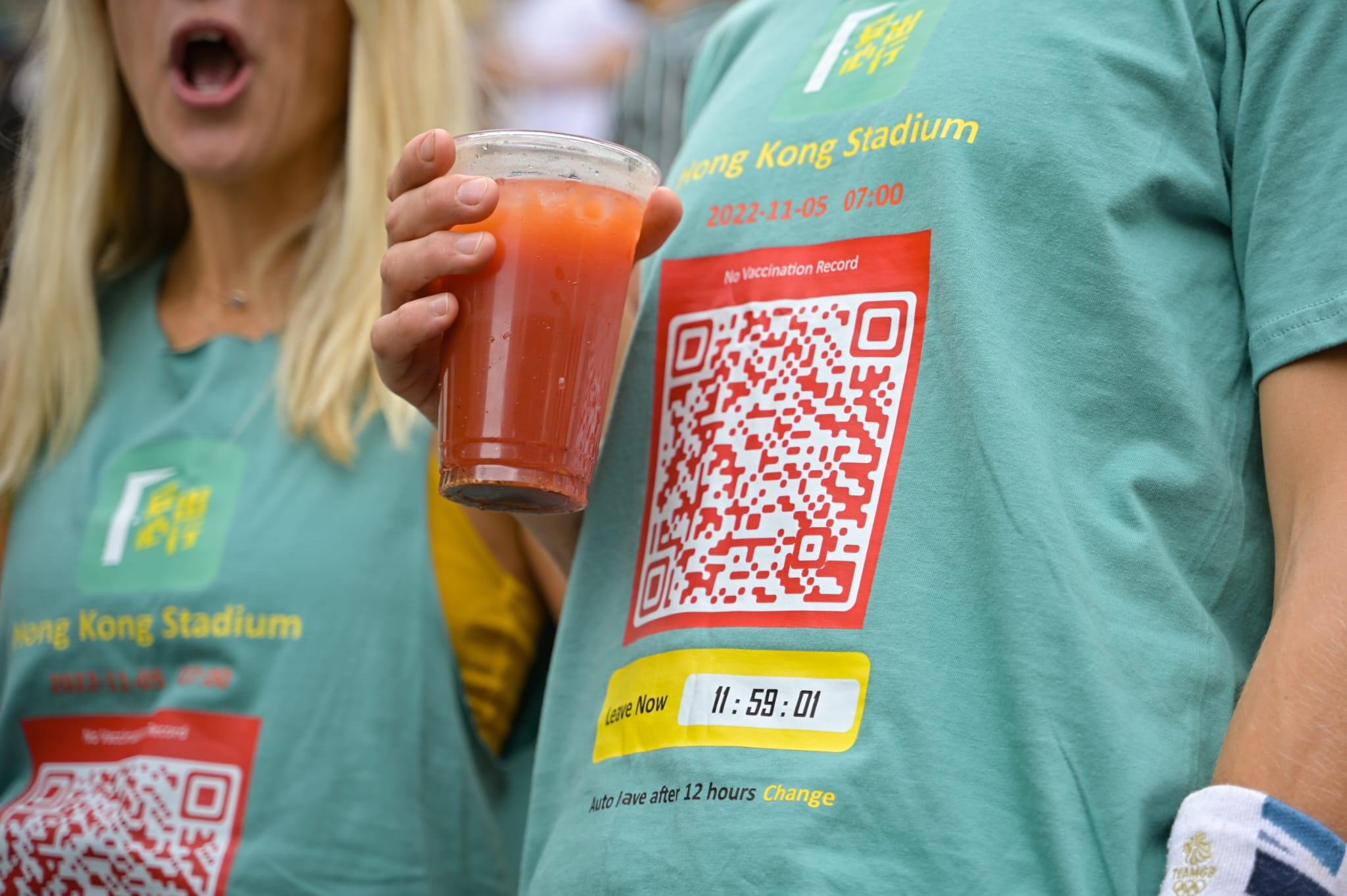 (LIHKG News) foreigner is wearing “red code” t shirt | LIHKG 討論區