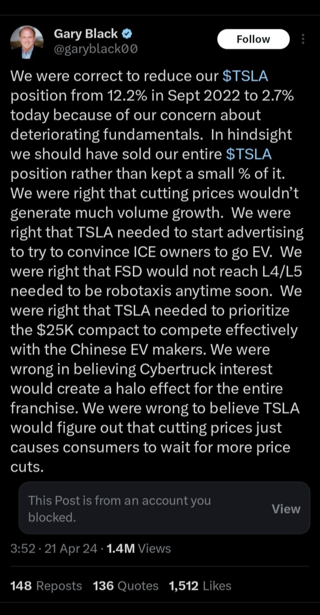 $TSLA 解體區（38） | LIHKG 討論區