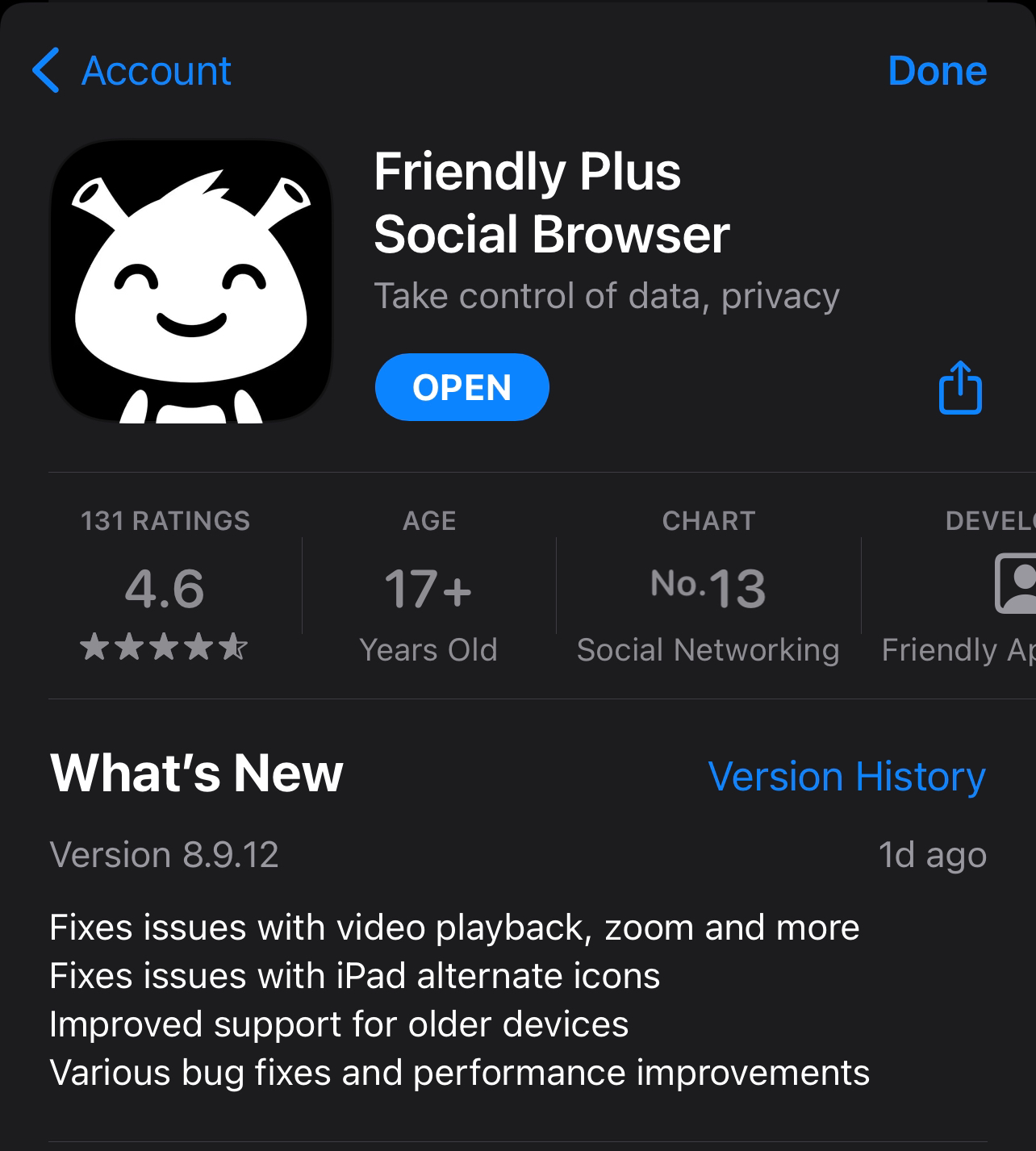 最好用嘅Instagram+Facebook+Twitter替代app Friendly+ | LIHKG 討論區