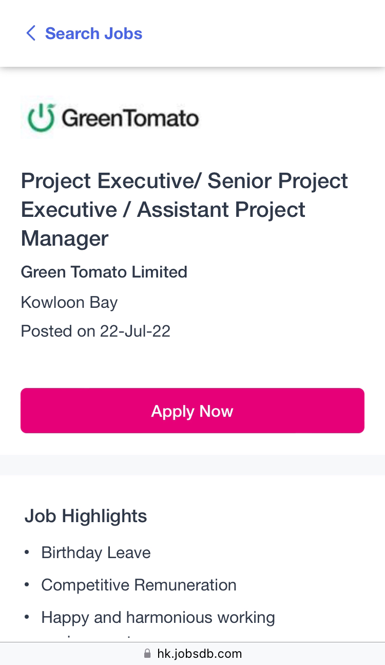 Jobsdb有咩公司係長期請人 | LIHKG 討論區