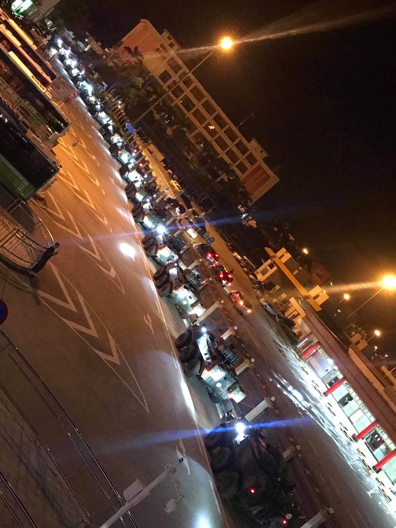 PLA Armoured Personnel Carrier (APC) was seen in Huanggang crossing ...