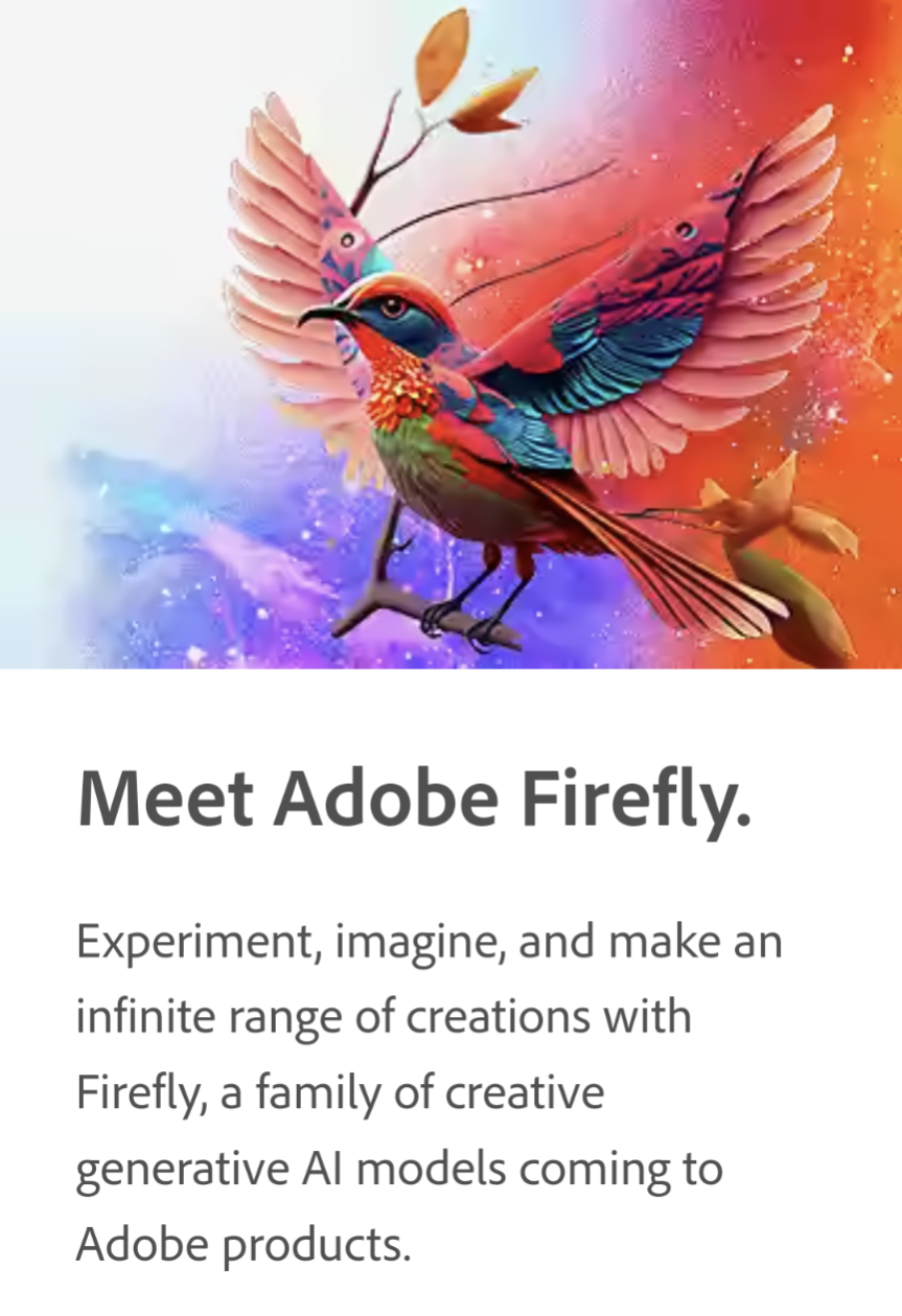 Adobe推出自家Generative AI model - Adobe Firefly | LIHKG 討論區