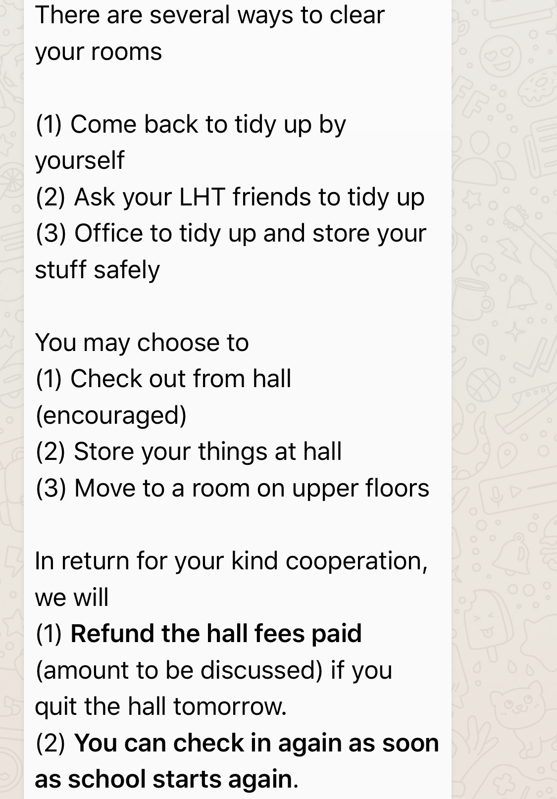 「突發」HKU徵求hall一日內做隔離層 | LIHKG 討論區