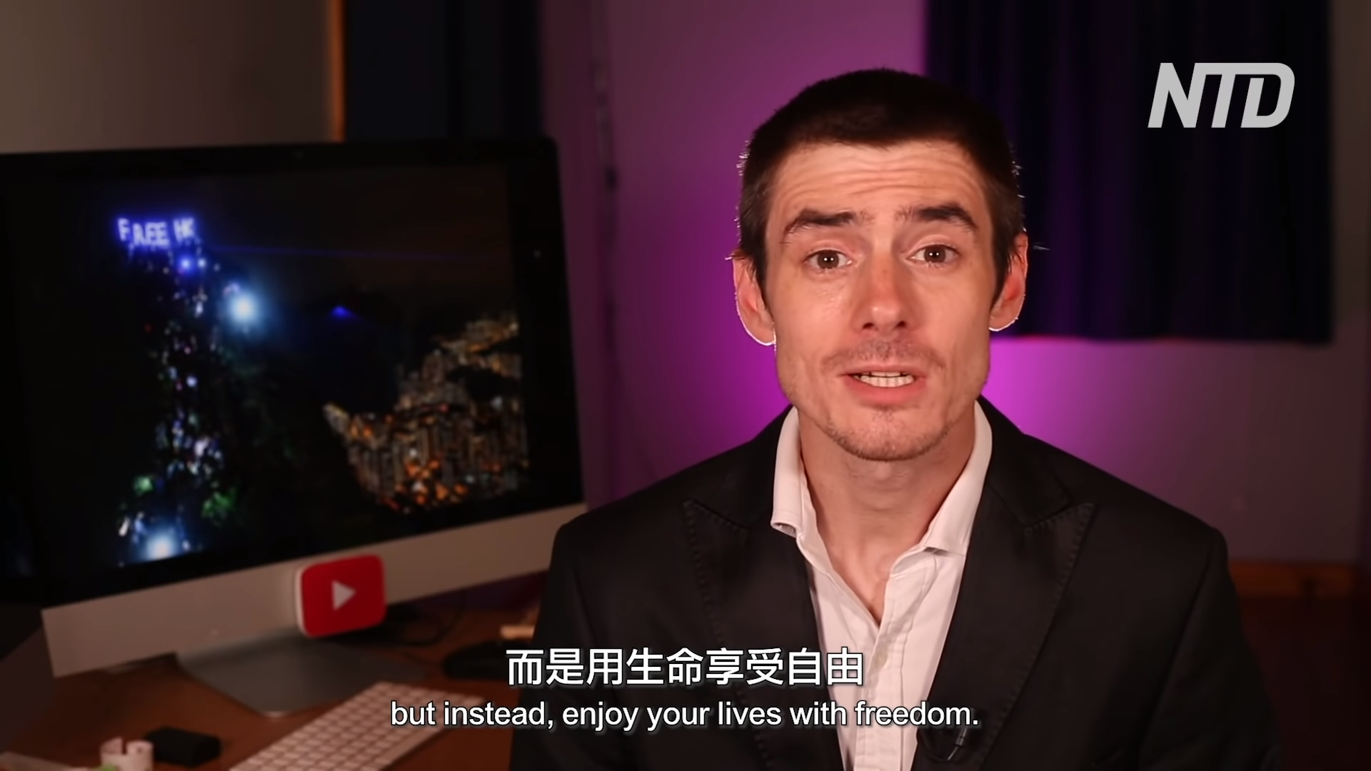 老外Ben Hedges出片聲援香港, 用粵語講「香港人加油」 | LIHKG 討論區