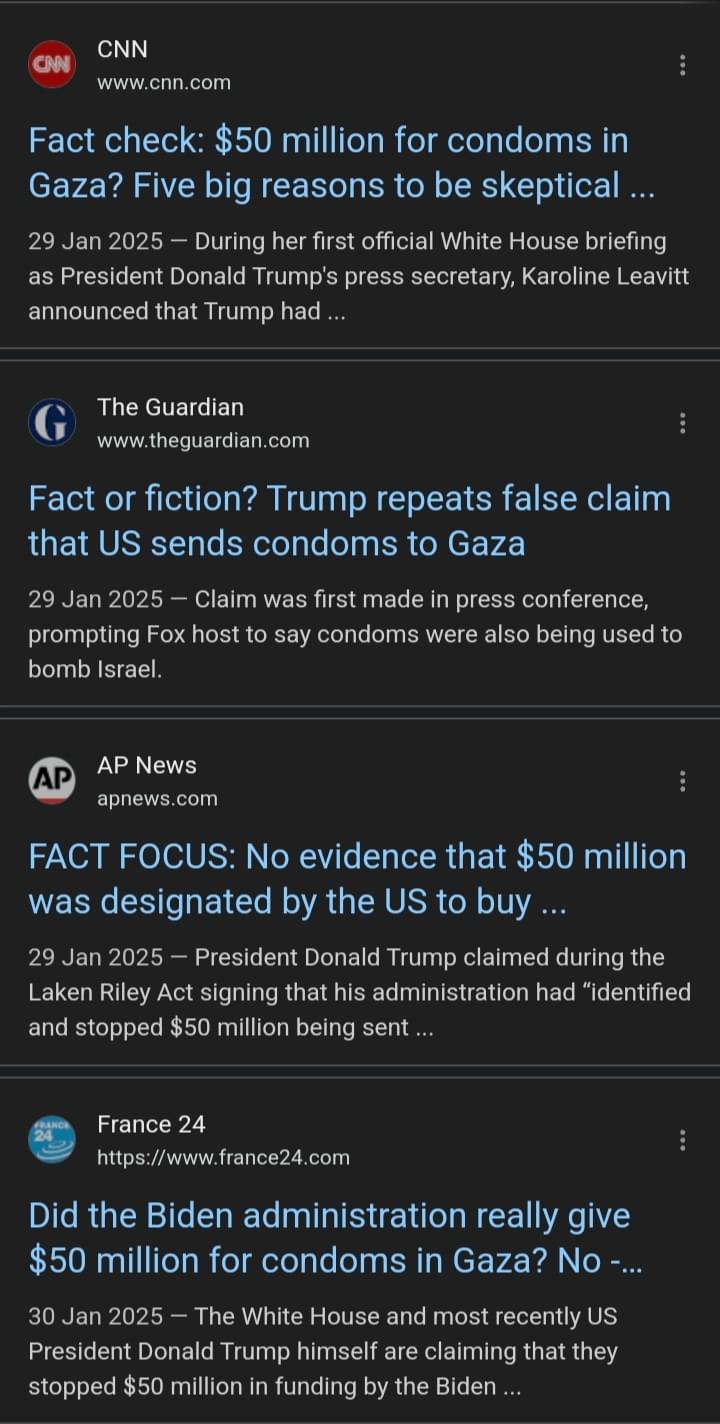 特朗普政府發現，拜登曾向加沙資助5000萬美元購買安全套 | LIHKG 討論區