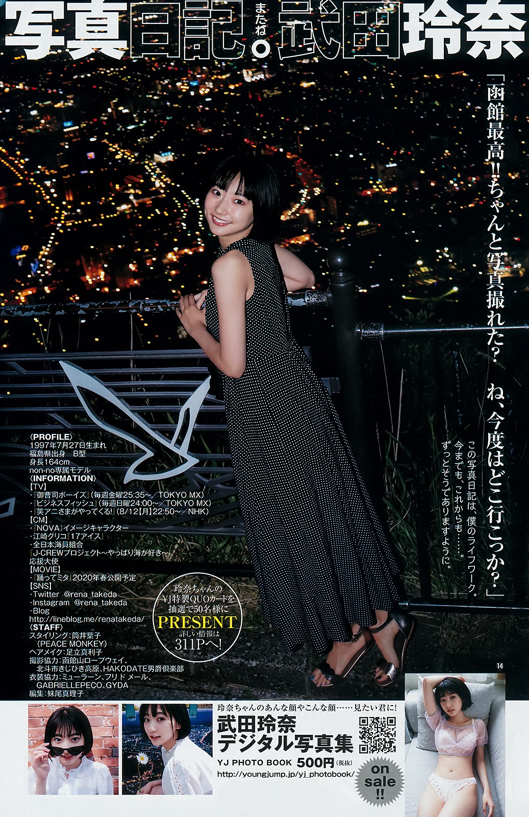 [寫真JJ] Young Jump ヤングジャンプ 2019 #33 武田玲奈 | LIHKG 討論區