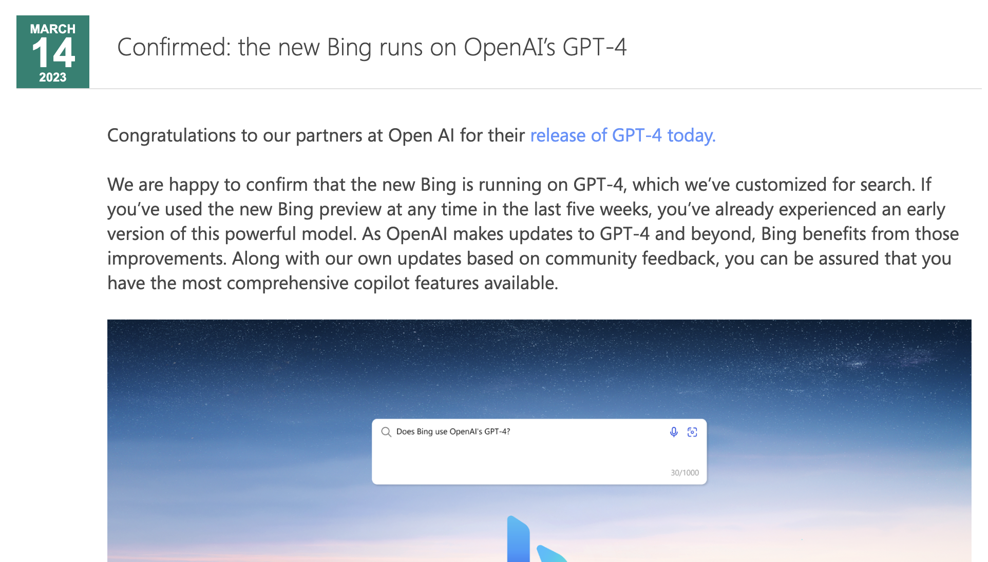 點解啲新聞話bing用GPT4？ | LIHKG 討論區