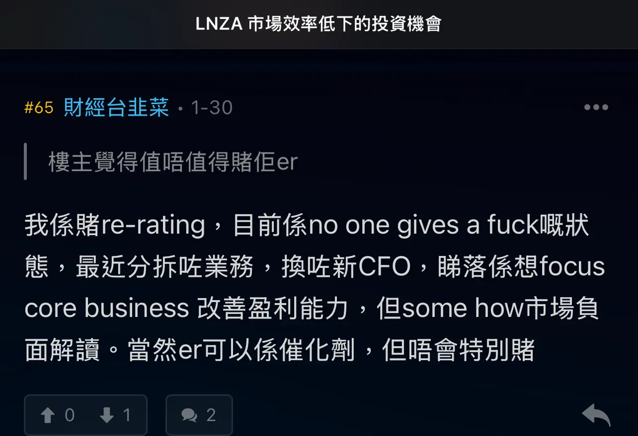 ASPI (2）：下半年QLE分拆將會是重大催化劑 | LIHKG 討論區