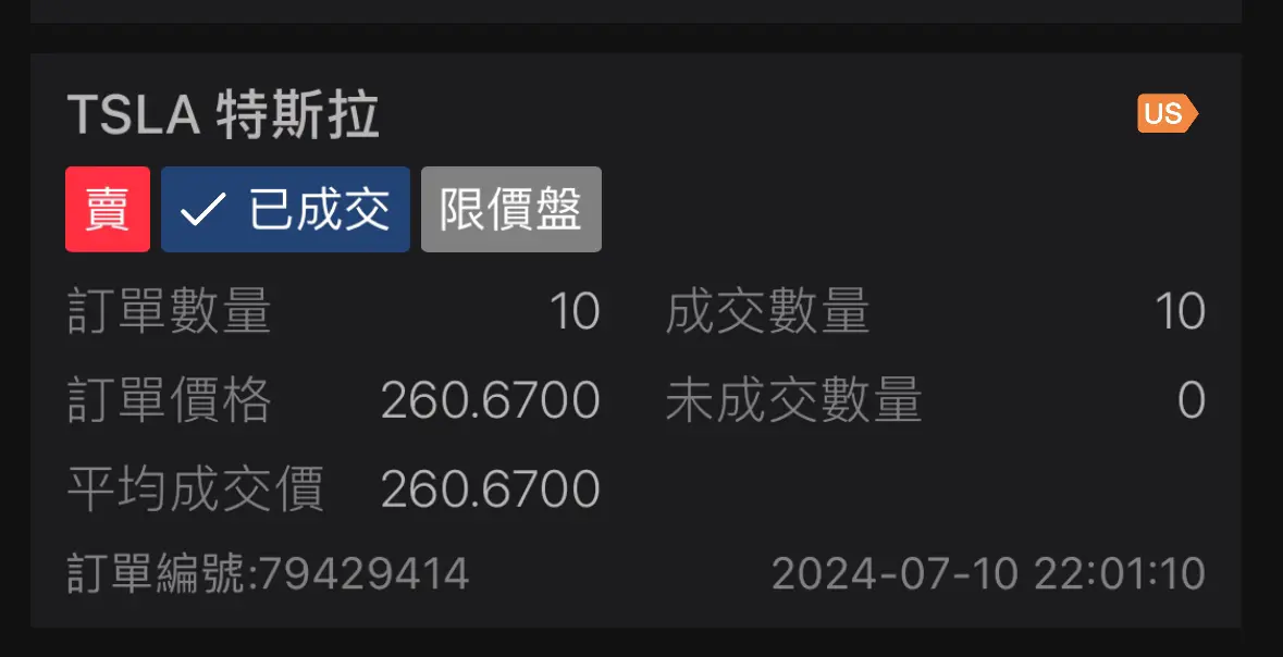 10股TSLA @264.55 博今星期上300 | LIHKG 討論區