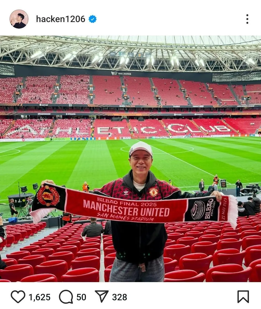 李克勤親身到場觀看曼聯歐霸杯：GO MU！ | LIHKG 討論區