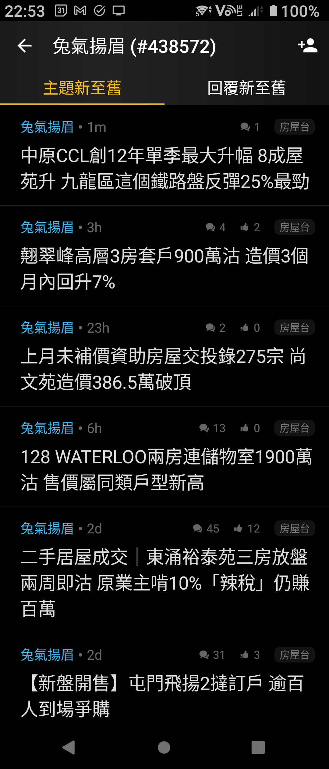 中原CCL創12年單季最大升幅 8成屋苑升 九龍區這個鐵路盤反彈25%最勁 | LIHKG 討論區