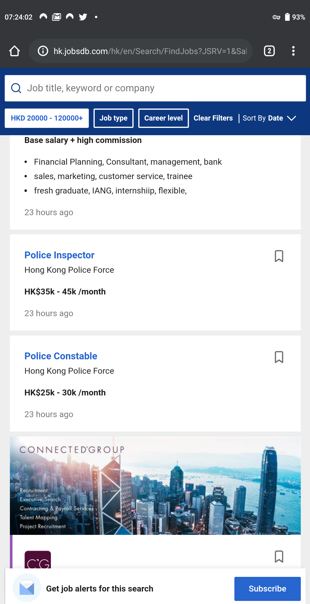Jobsdb幫啲黑警登廣告 | LIHKG 討論區