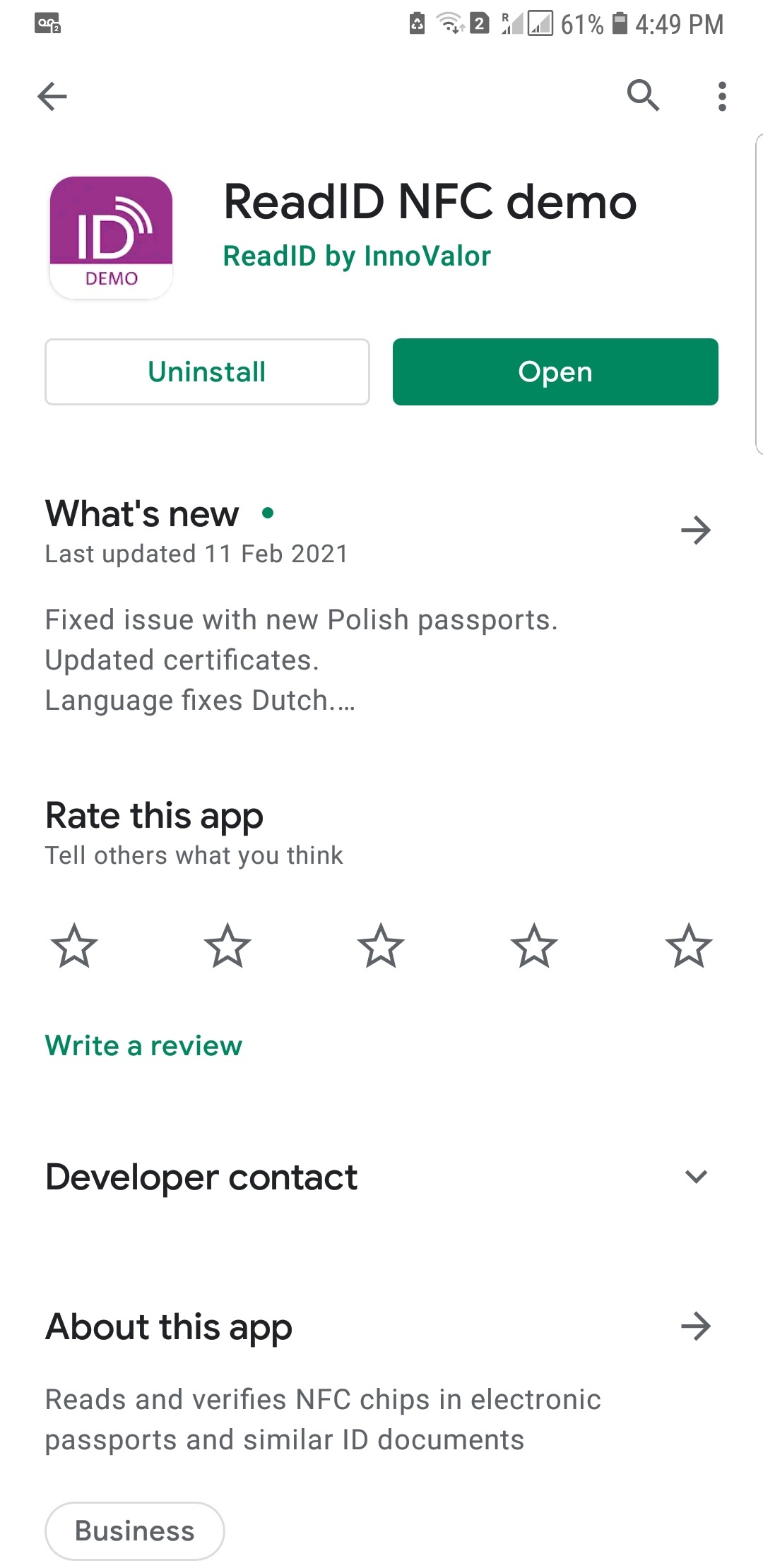 bno visa app嘟唔到本passport? 用呢個app你check下chip有冇問題 | LIHKG 討論區