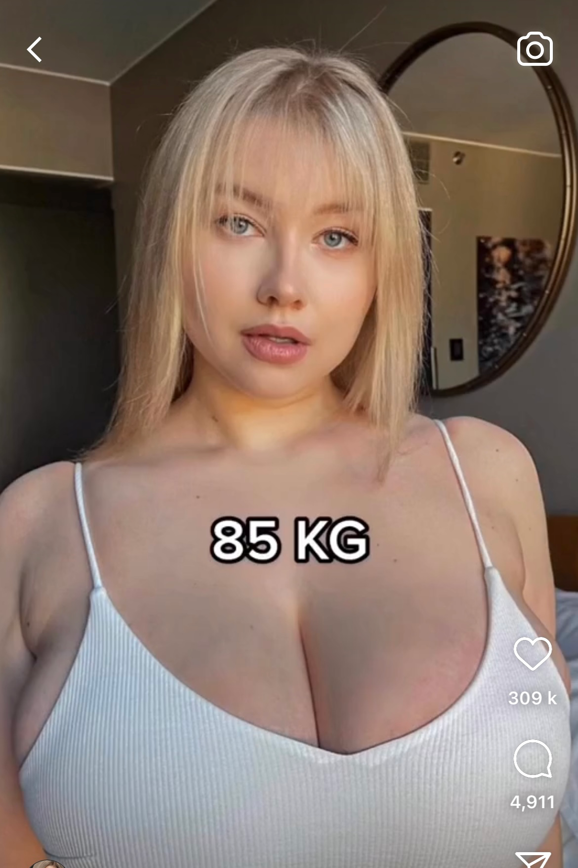 呢個鬼妹….70 kg 嗰陣正啲定85嗰陣….「冇圖」 | LIHKG 討論區