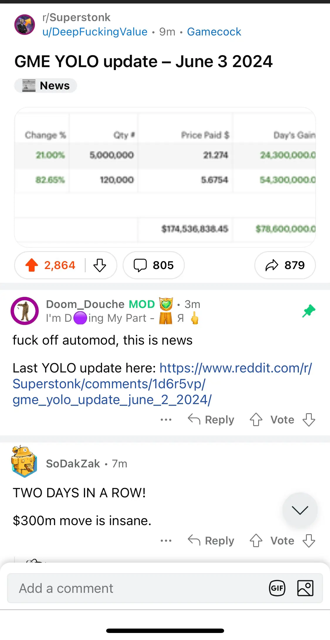 GME / Deep Fucking Value (194) - YOLO update！ | LIHKG 討論區