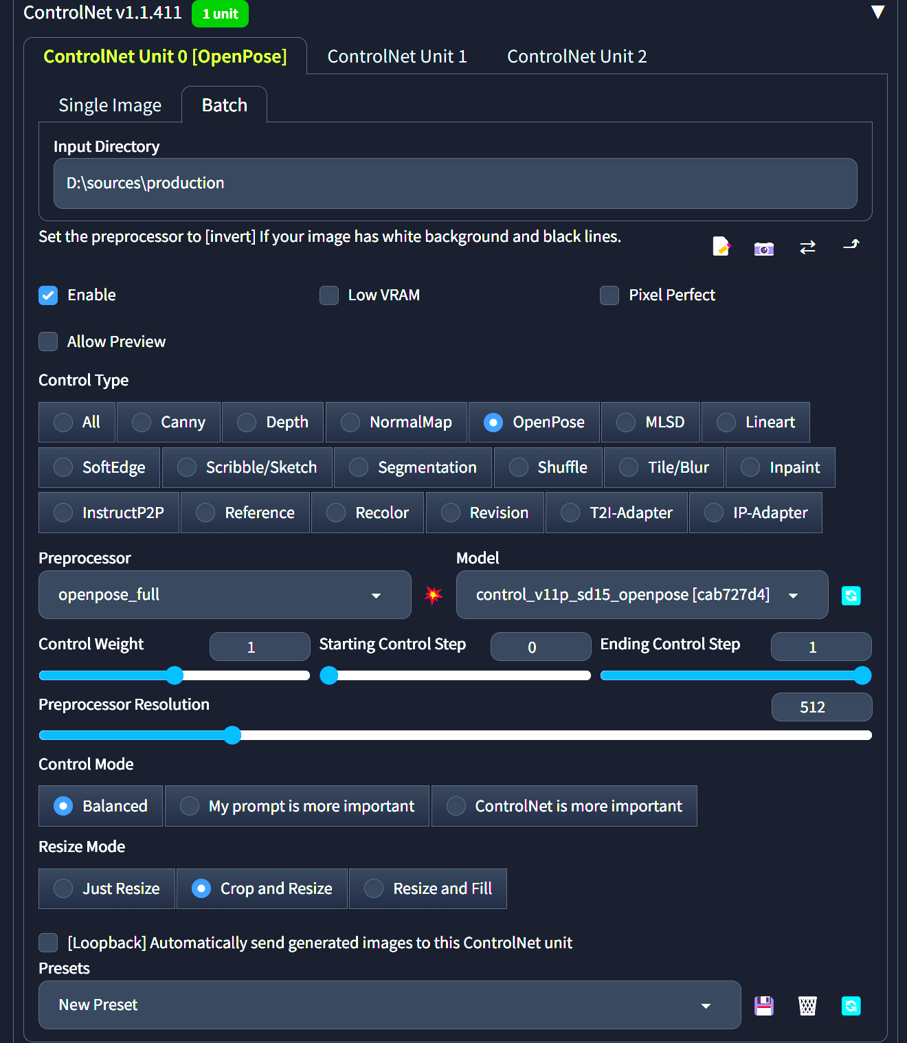Controlnet txt2img batch input problem : r/StableDiffusion