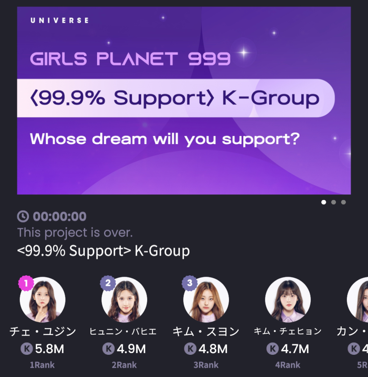 [mnet選秀] Girls Planet 999 討論區 (4) 告急! 每日一票梁卓瀅 | LIHKG 討論區