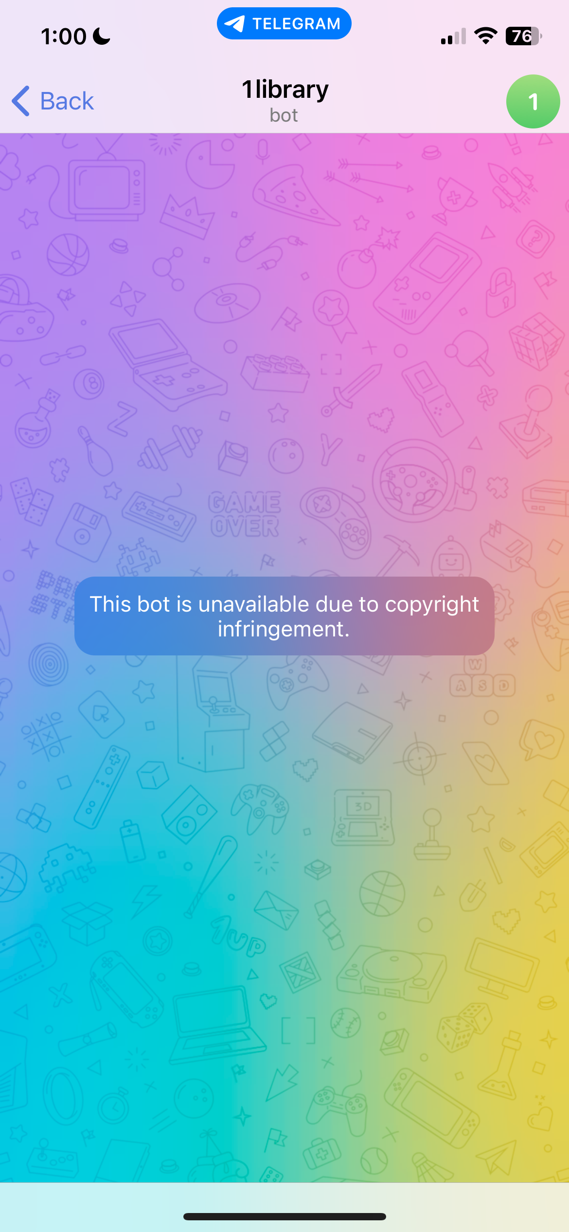 終於Z library 連bot 都收埋皮… | LIHKG 討論區